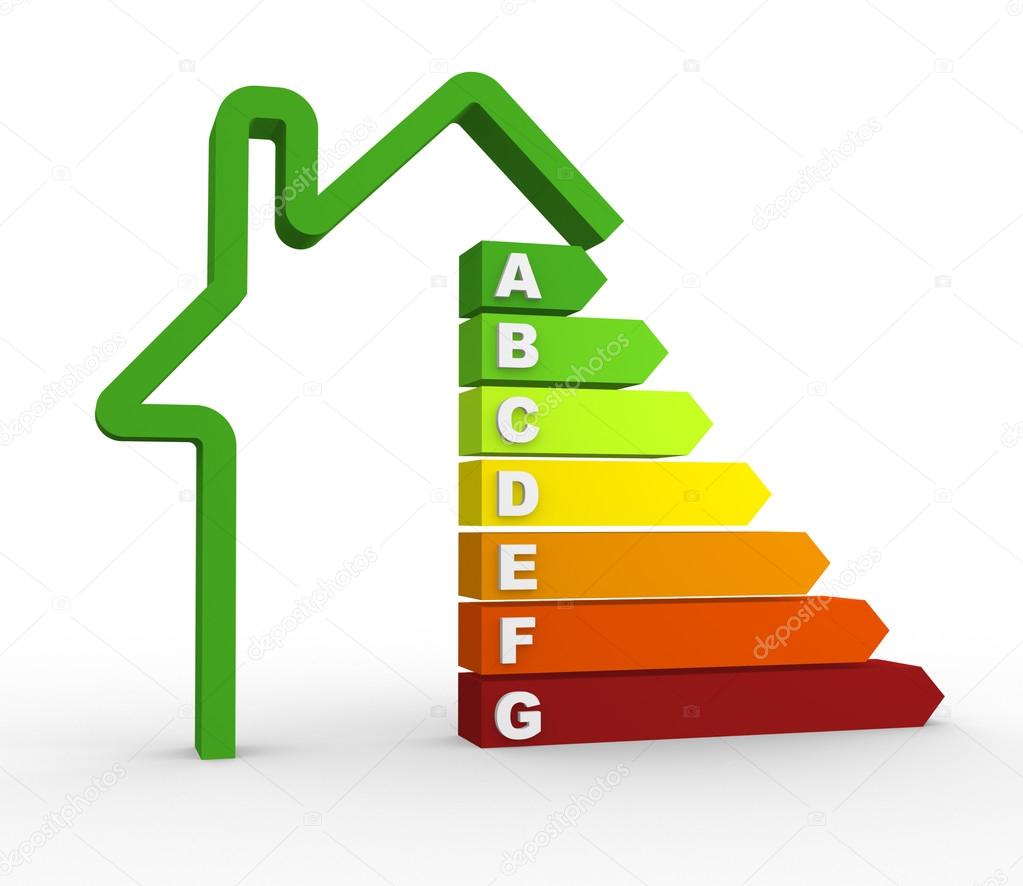 Energy efficiency chart — Stock Photo © orlaimagen #62058269