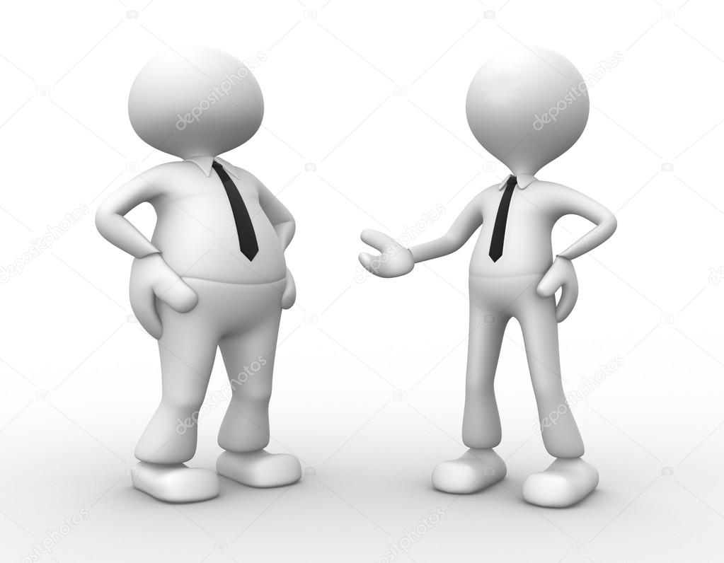 Deux personne qui parle — Photographie orlaimagen © #62058741