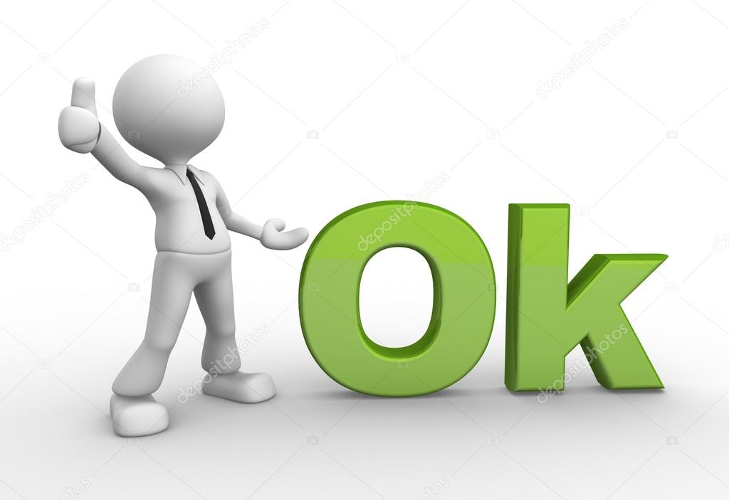 Señal Ok de persona mostrando — Foto de stock © orlaimagen #62058839