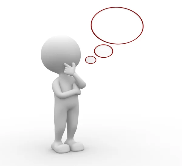 Person with blank bubbles Stock Photo by ©orlaimagen 62057859