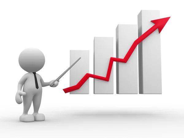 Person explaining chart Stock Photo by ©orlaimagen 62066199