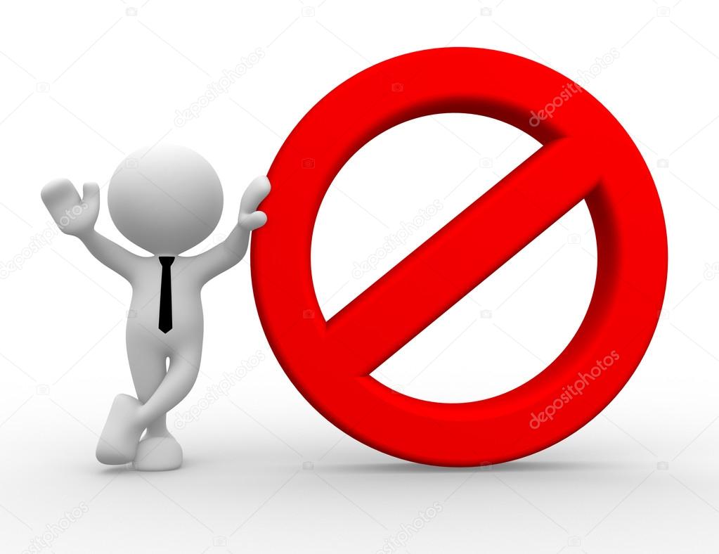 Man with stop sign — Stock Photo © orlaimagen #62066173