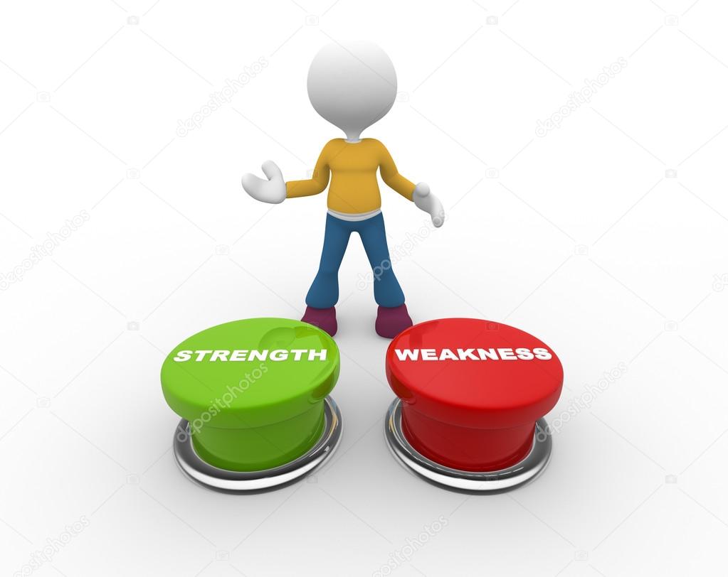 Strength vs weakness — Stock Photo © orlaimagen #87471000 Strength vs weakness — Stock Photo © orlaimagen #87471000