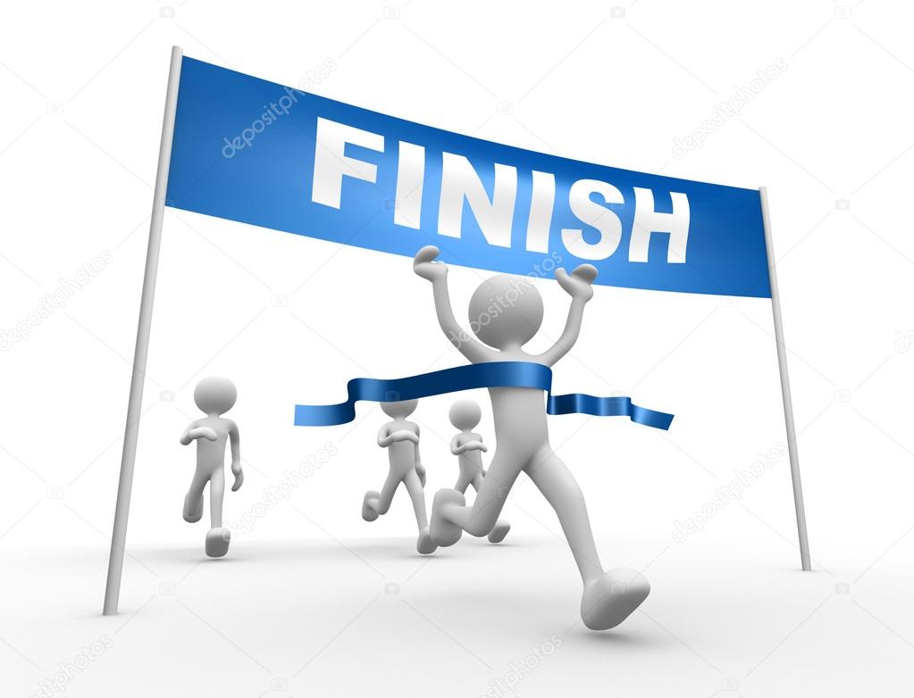 The Finish line — Stock Photo © orlaimagen #94183998