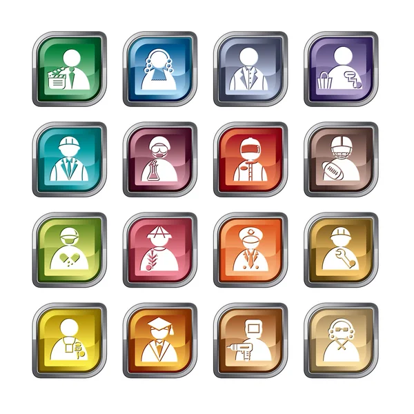 Occupation Icons — Stock Vector © godfather744431 #56706869