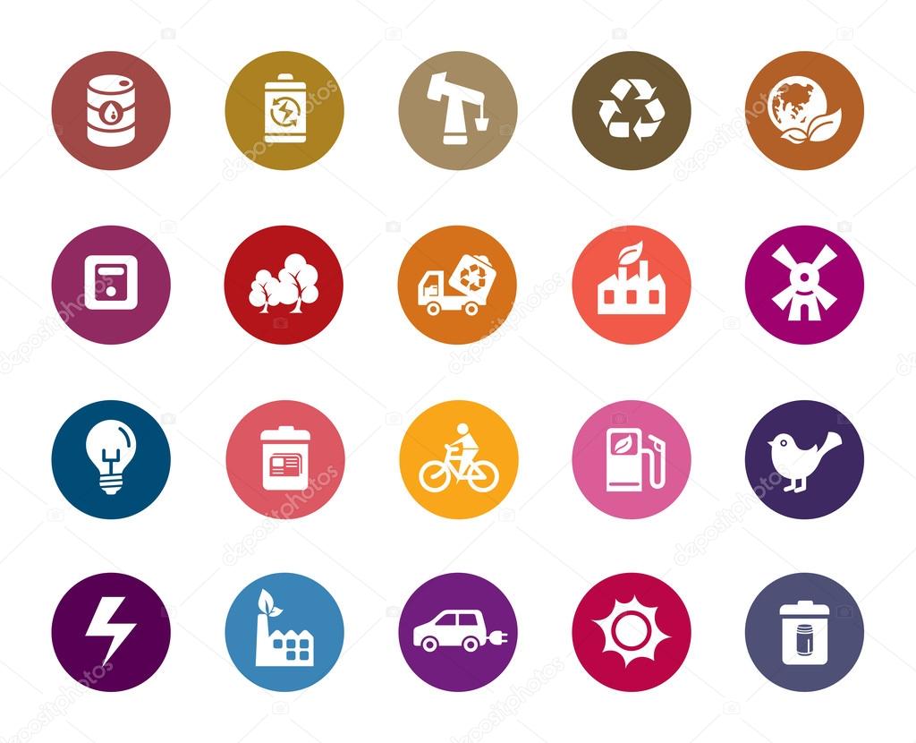 Environmental Protection Color Icons Stock Vector by ©godfather744431 ...