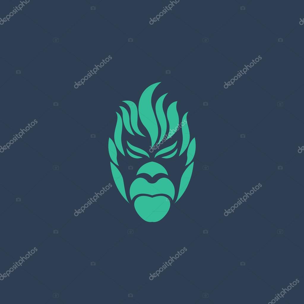Ape logo vector Stock Vector Image by ©ilovecoffeedesign #70201773