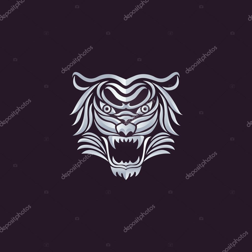 Kepala Harimau Vector