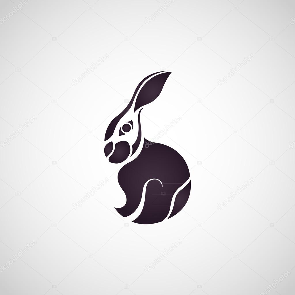 Rabbit logo vector Stock Vector Image by ©ilovecoffeedesign #70207235