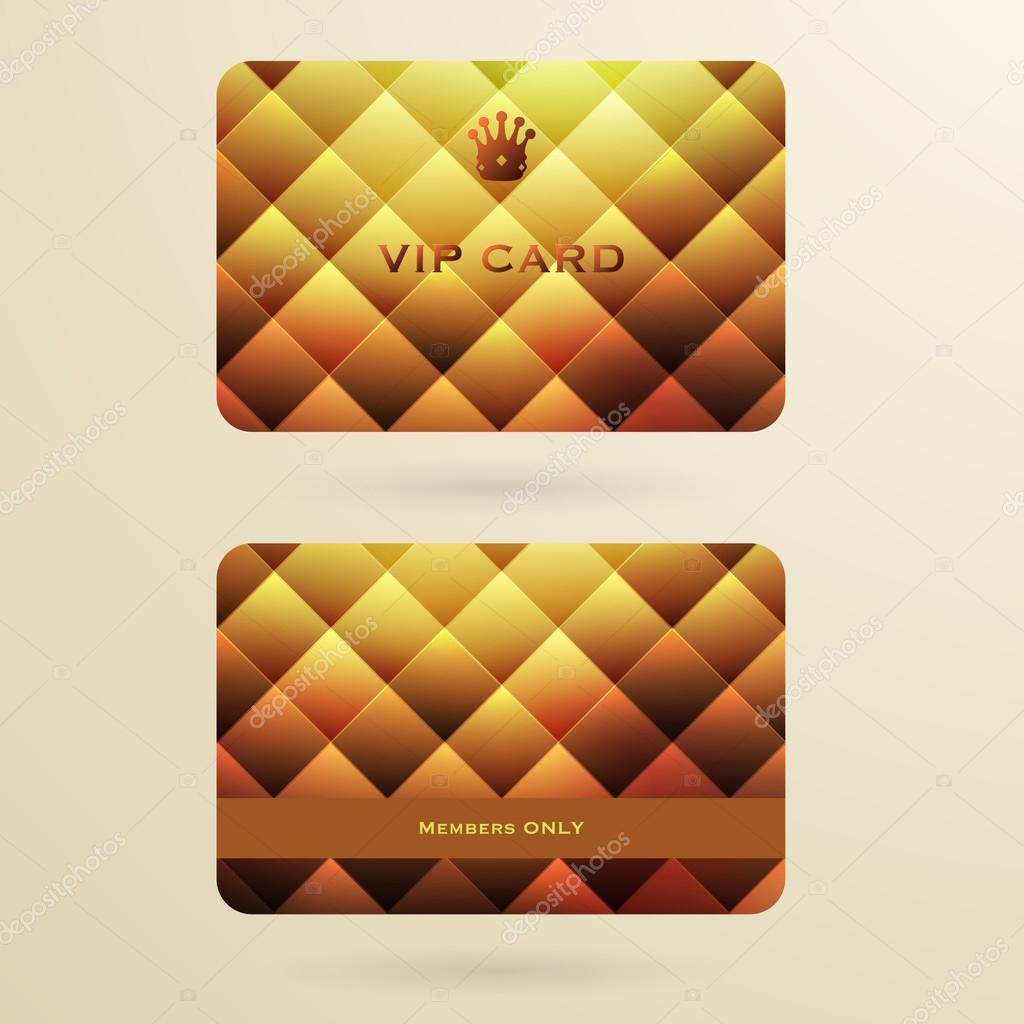 Vip cards with the abstract background Stock Vector by ...