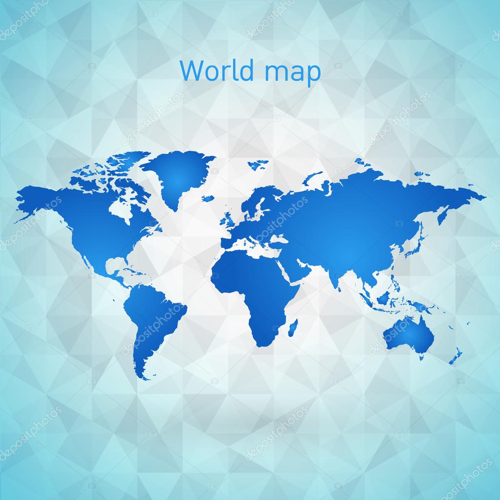 World map vector Stock Vector Image by ©ilovecoffeedesign #71635243