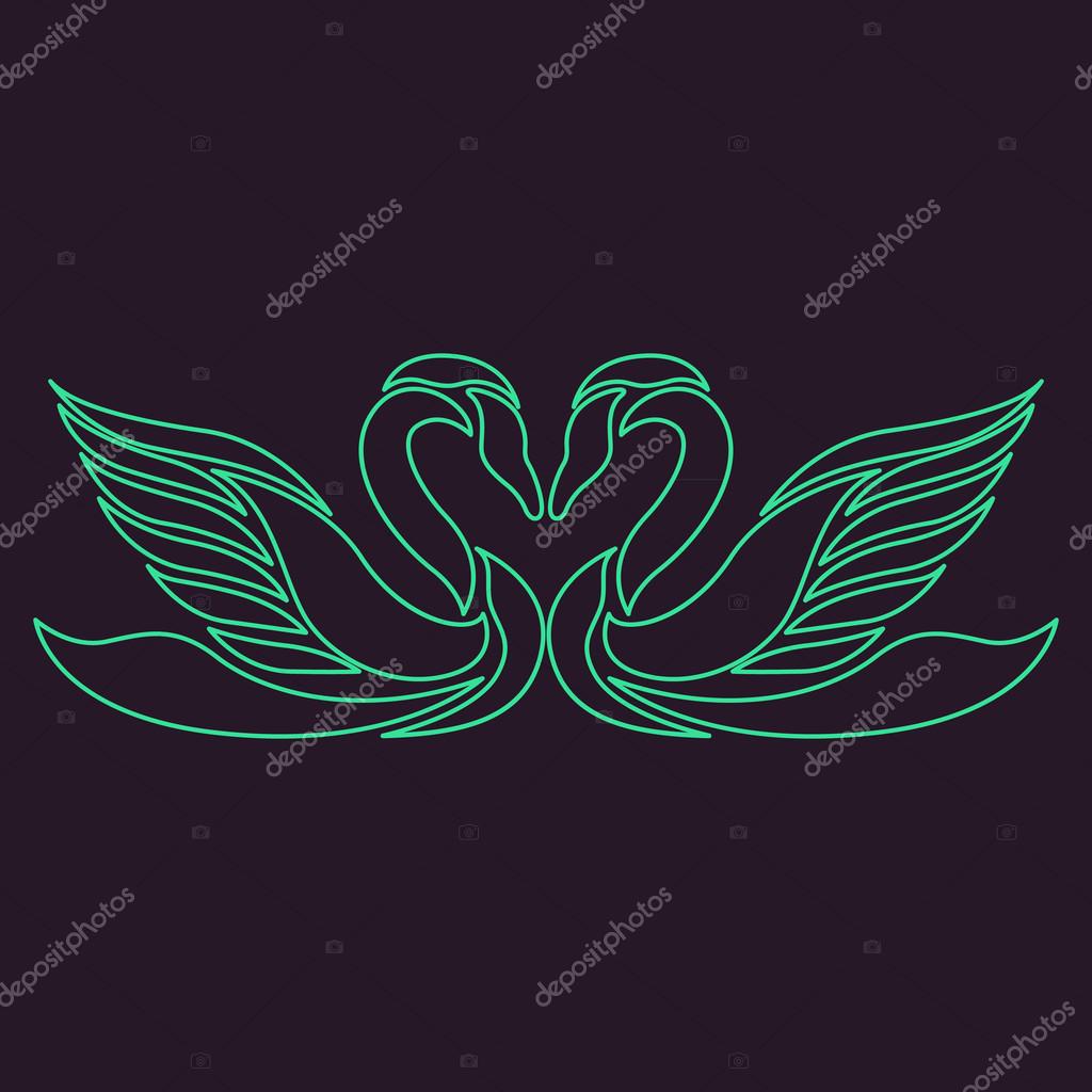 Vector logo cisne Vector de stock por ©ilovecoffeedesign 78011498