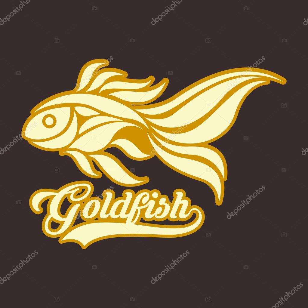 Goldfish logo vector Stock Vector by ©ilovecoffeedesign 81164946