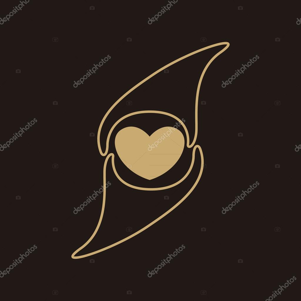 Logo del corazón vector Vector de stock #87421848 de ©ilovecoffeedesign