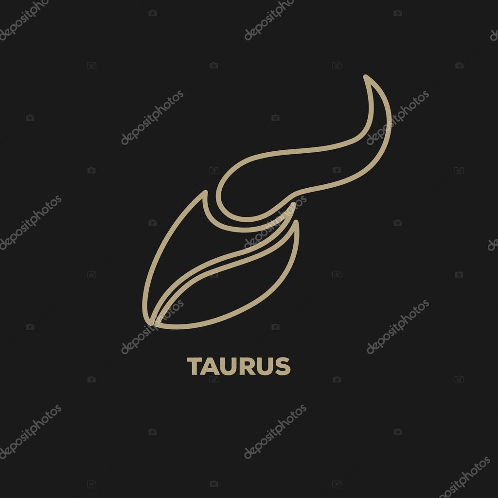 Taurus logo vector Stock Vector by ©ilovecoffeedesign 94253356