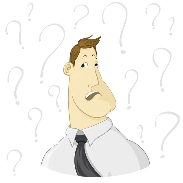 Confused man sketch Vector Art Stock Images | Depositphotos