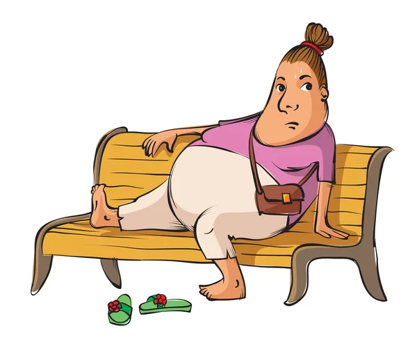 Angry Fat Lady Cartoon