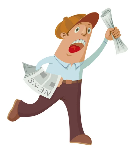 ᐈ Newspaper delivery stock cliparts, Royalty Free paperboy icon ...