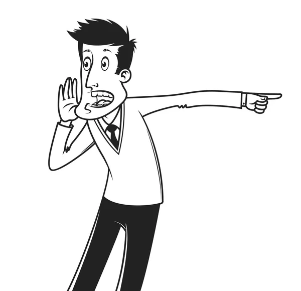 Krzyk człowieka Vector Art Stock Images | Depositphotos