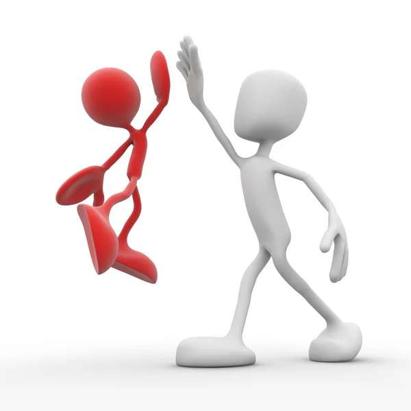 3d persona está experimentando y pensando — Foto de stock #54475565 ...