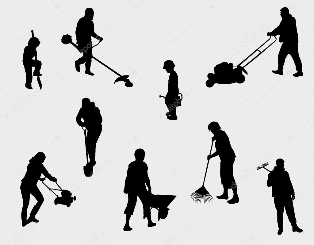 People Working Outside