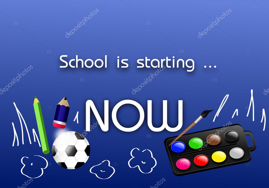 School is starting ... NOW Stock Illustration by ©sidliks #81386990