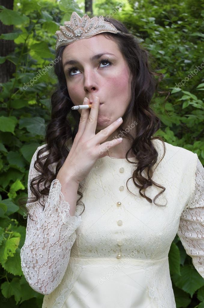 Princess with a cigarette Stock Photo by ©wernerimages 54477627
