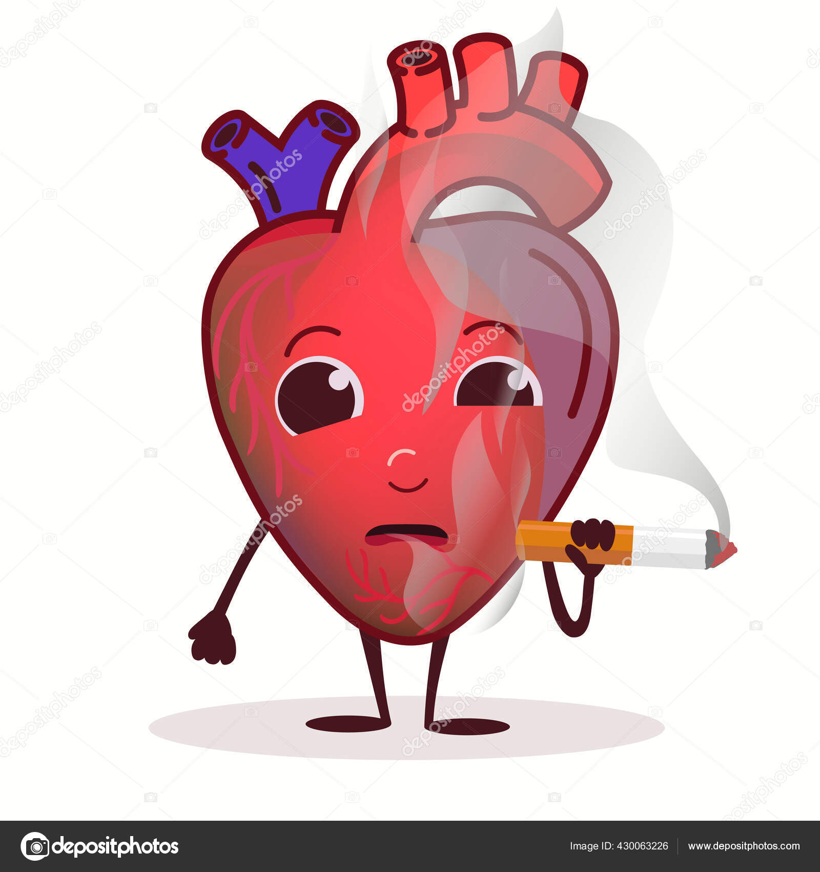 Corazón Enfermo Por Fumar