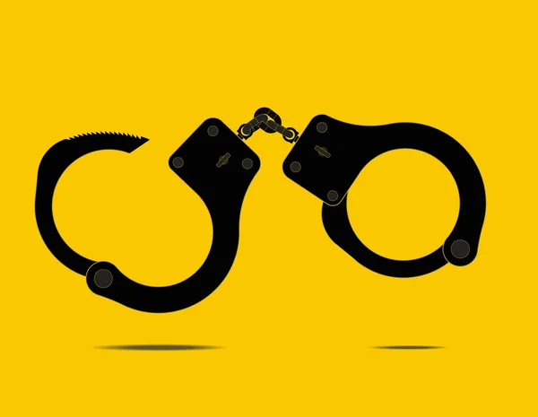 Handcuffs icon. Crime and law concept Stock Vector by ©ambassador80 ...