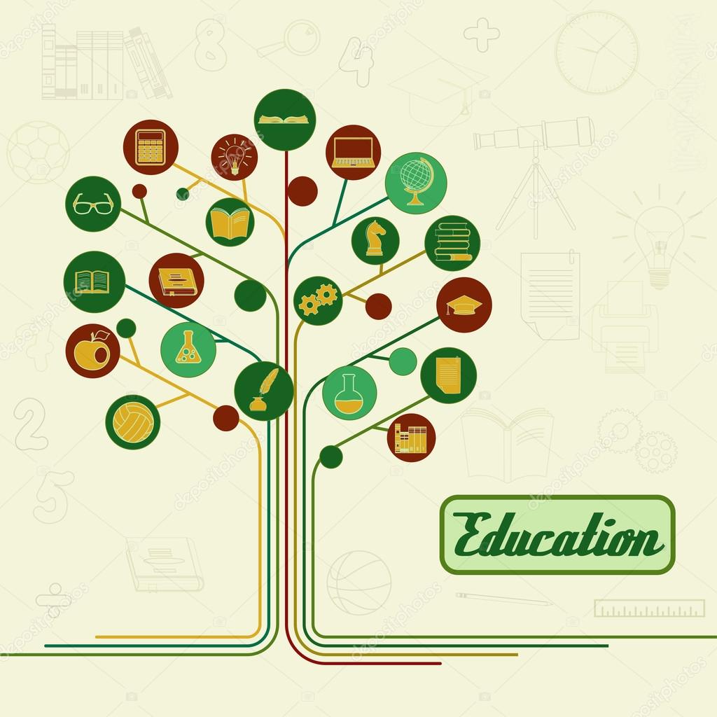 Education tree Stock Vector Image by ©ambassador80 #79529494