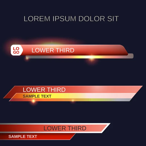 100,000 Lower third Vector Images | Depositphotos