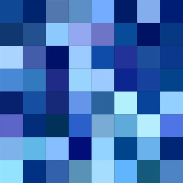 Blue color square mosaic background design - Stock Image - Everypixel