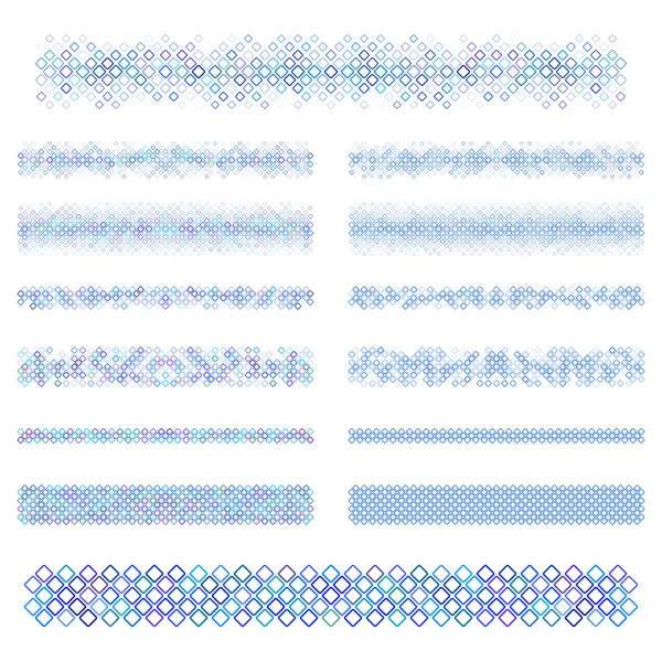 Graphic design elements - wave line divider set — Stock Vector ...