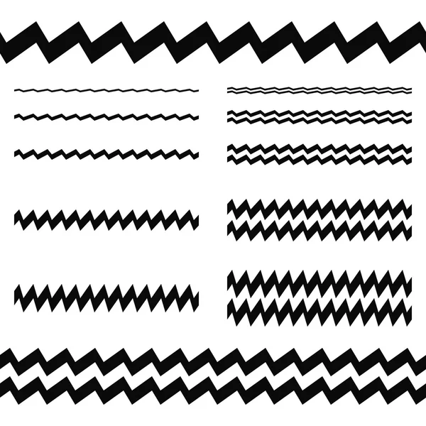 Graphic design elements - wave line divider set — Stock Vector ...