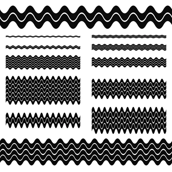 Graphic design elements - wave line divider set ⬇ Vector Image by ...