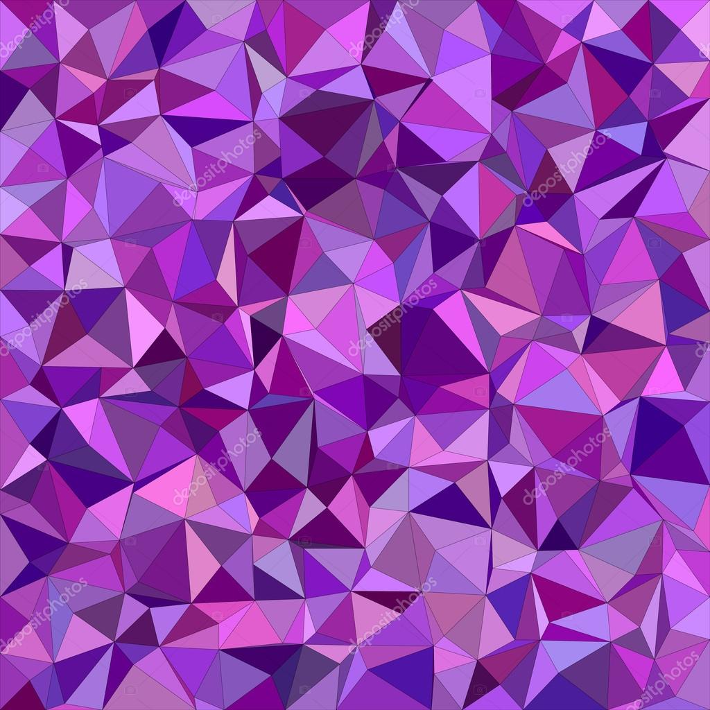 Purple Irregular Triangle Mosaic Background Stock Vector By ©davidzydd