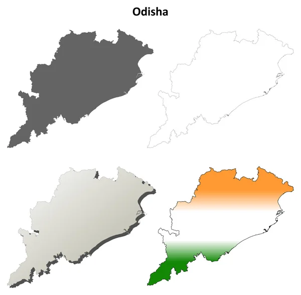 Odisha outline Vector Art Stock Images | Depositphotos