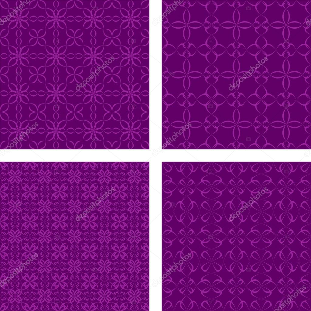 Purple wallpaper set Stock Vector by ©davidzydd 53908583