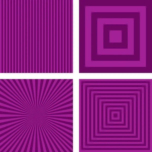 Purple simple striped pattern set - Stock Image - Everypixel