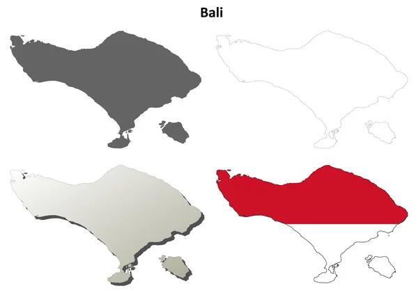 Bali outline Vector Art Stock Images | Depositphotos