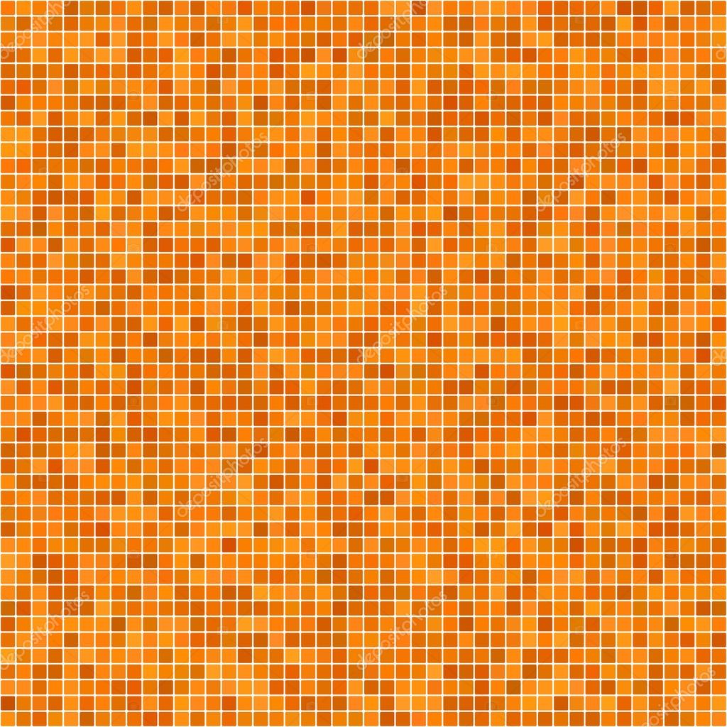 Orange pixel mosaic background — Stock Vector © davidzydd #59456005