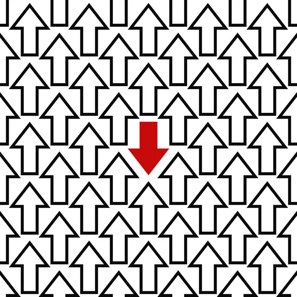 Monochrome arrow repeat pattern Stock Vector by ©davidzydd 91009660