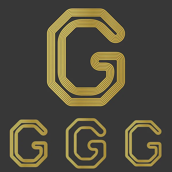 Ga logo gold Vector Art Stock Images | Depositphotos