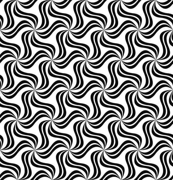 Repeating black and white swirl pattern — Stock Vector © davidzydd ...