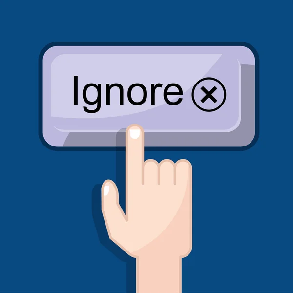 Ignore illustration Vector Art Stock Images | Depositphotos