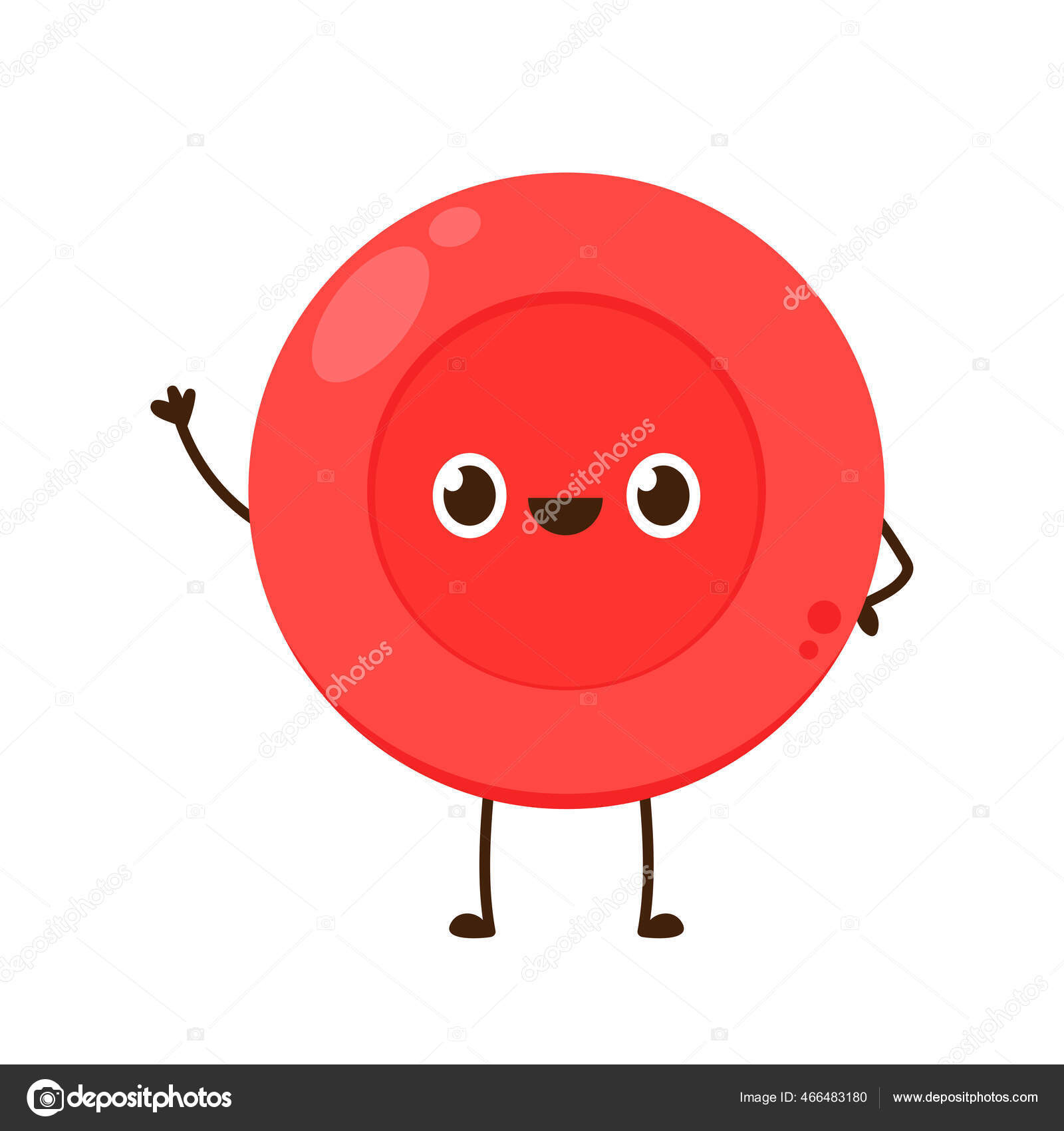 Red Blood Cell Character Design Red Blood Cell Vector Free Stock Vector ...