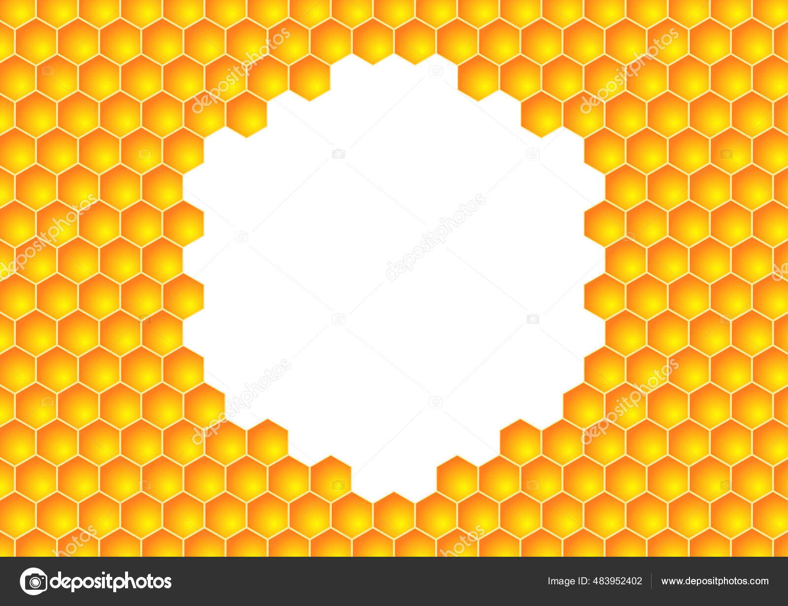 Honeycomb Pattern Vector Free Space Text Wallpaper Background Stock Vector by ©jumpingxiii@gmail ...