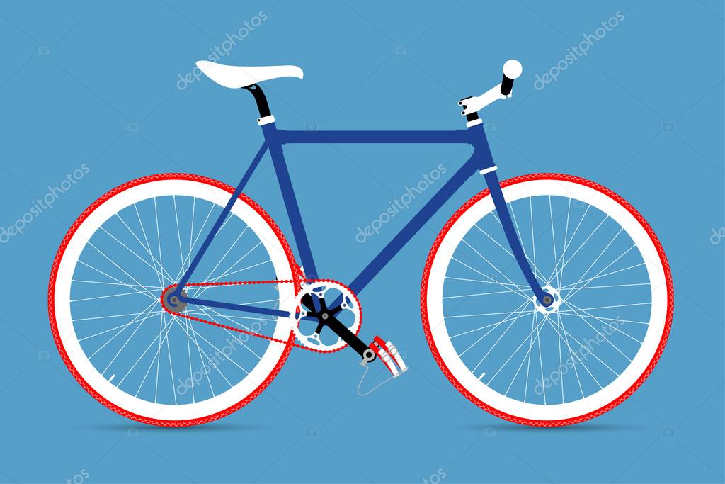 FIXED GEAR BICYCLE Stock Vector Image by ©woravitworapani #55092151