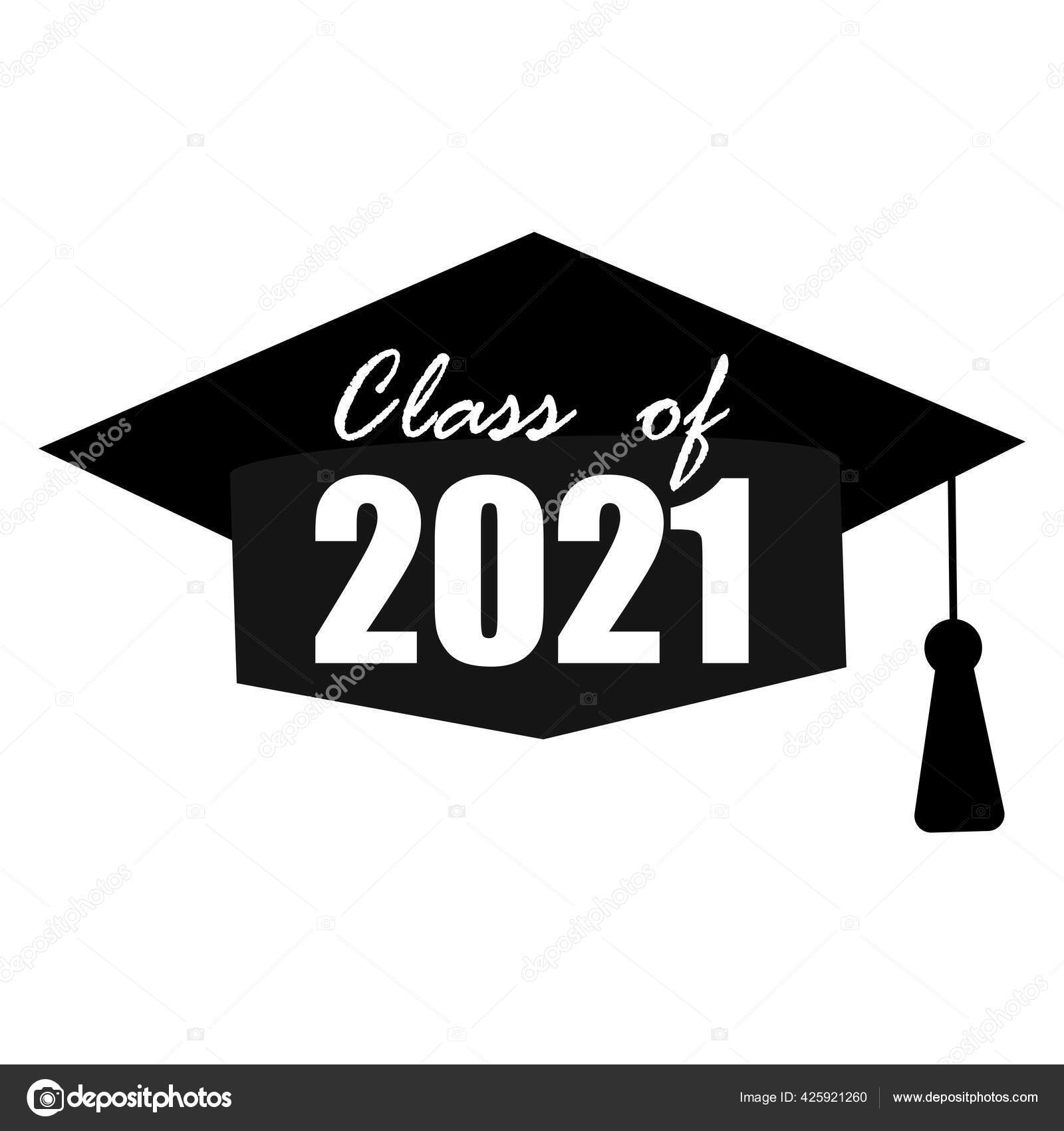 Graduation Cap 2021 Celebration Design Certificate Icon Design Vector ...