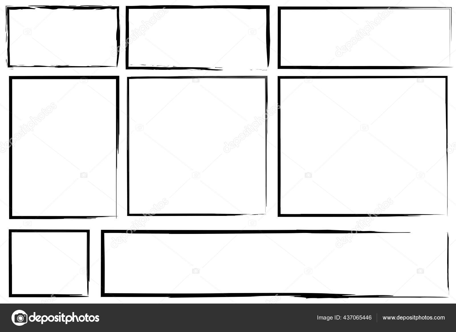 Black Outline Rectangle Png